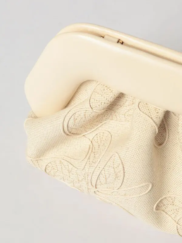 THEMOIRE Bios Canvas And Vegan Leather Clutch