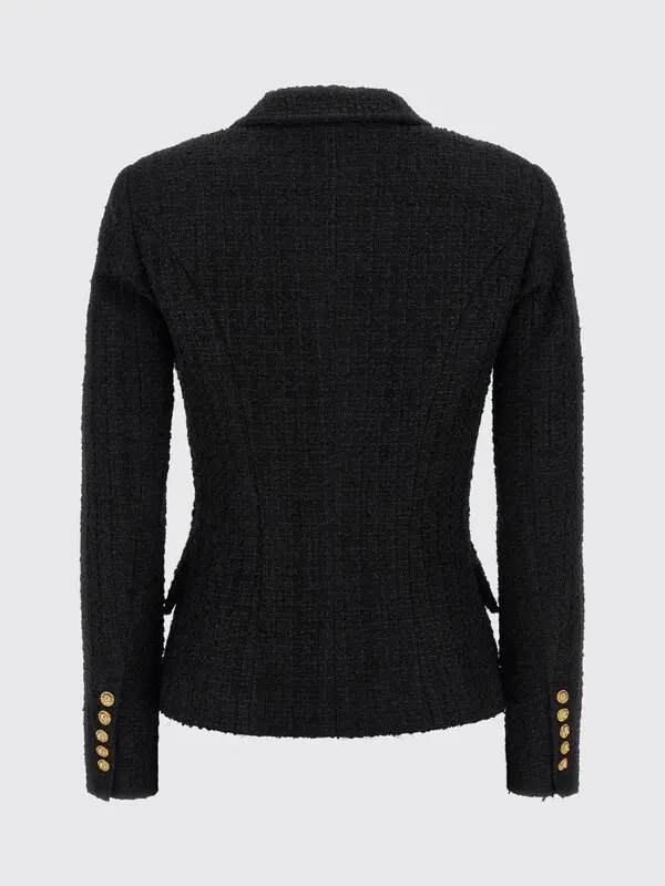 Balmain Double-breasted Wool Blend Blazer