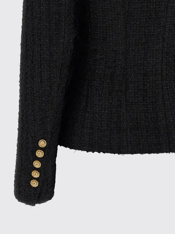 Balmain Double-breasted Wool Blend Blazer