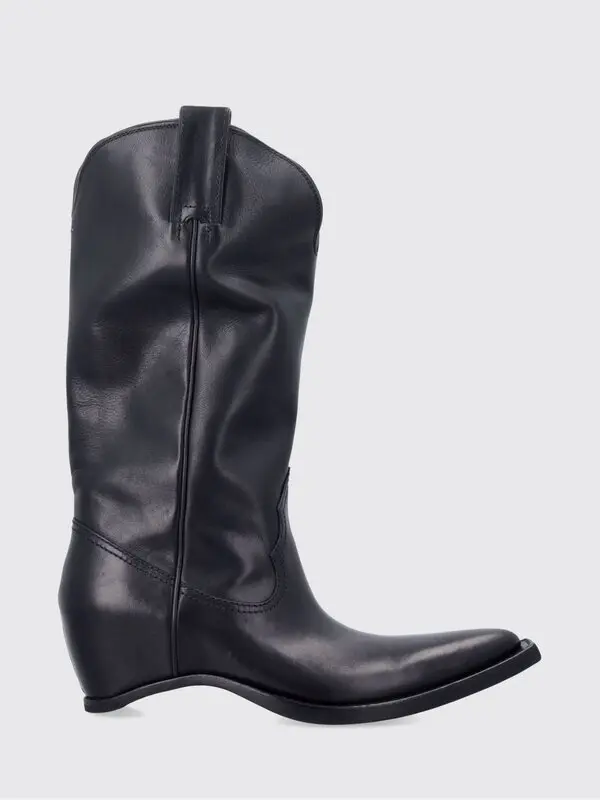 MAISON MARGIELA Leather Boots - Black