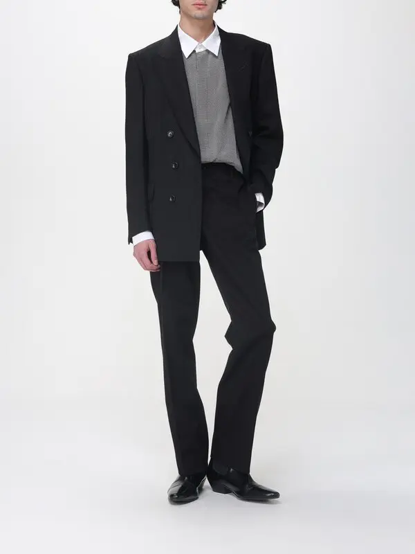TOM FORD Silk Shirt With Zig-zag Pattern