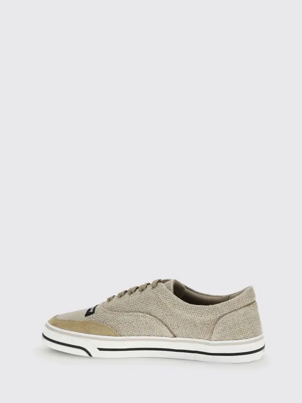 Dolce & Gabbana Dg Sailing Sneakers In Linen Canvas