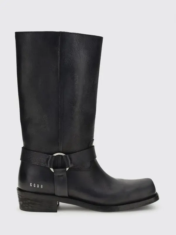 GOLDEN GOOSE Leather Mid-calf Biker Boots