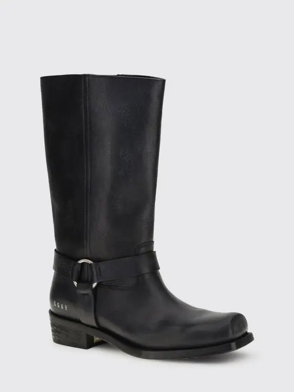 GOLDEN GOOSE Leather Mid-calf Biker Boots