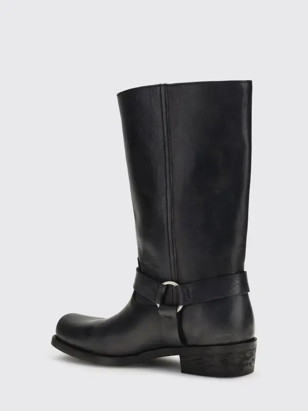 GOLDEN GOOSE Leather Mid Calf Boots