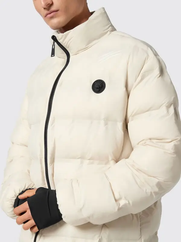 PLEIN SPORT Nylon Bomber Jacket - Grey
