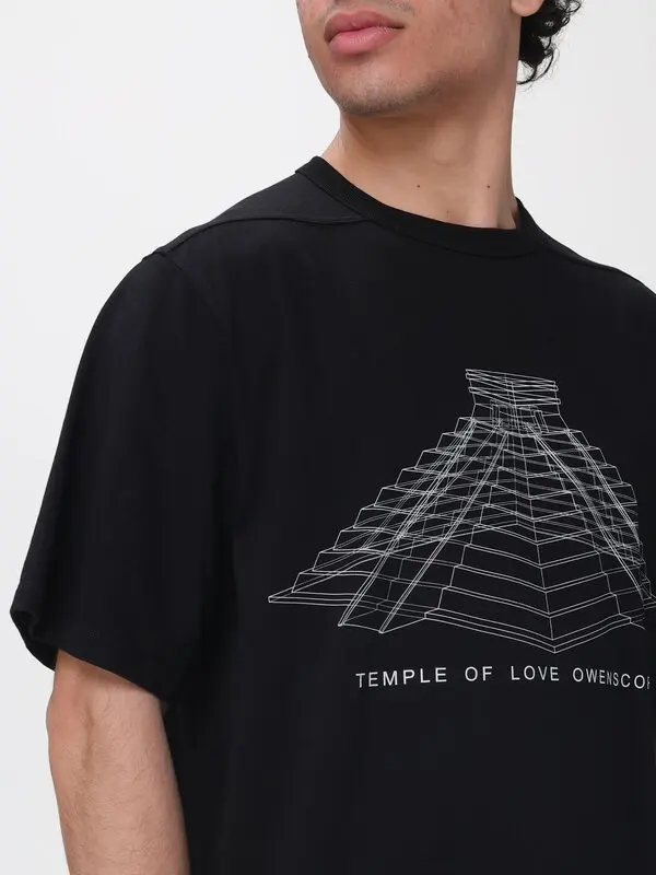 Rick Owens Printed Cotton T-shirt
