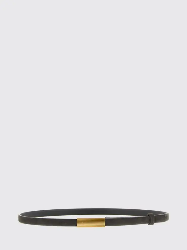 Khaite Calfskin Leather Belt - Brown