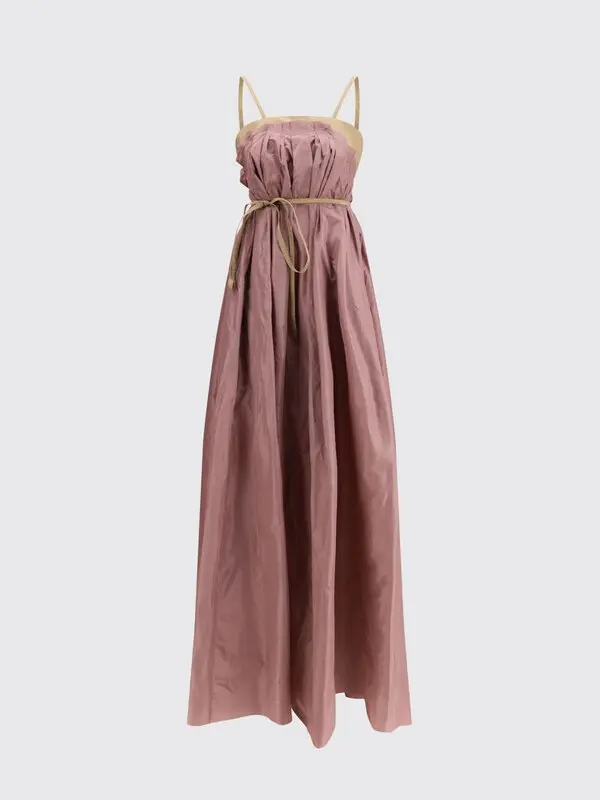 DI STAVNITSER Silk Taffeta Maxi Dress