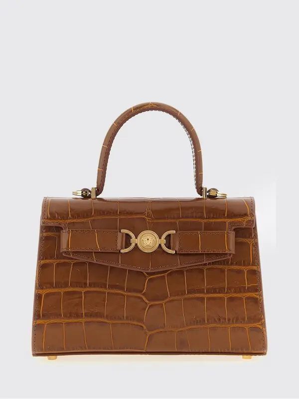 Versace Medusa '95 Crocodile-print Leather Bag