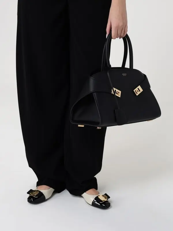 FERRAGAMO Hug M Leather Bag