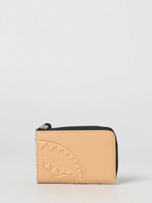 SPRAYGROUND Henny Spritz Checkered Saffiano Coated Cotton Wallet