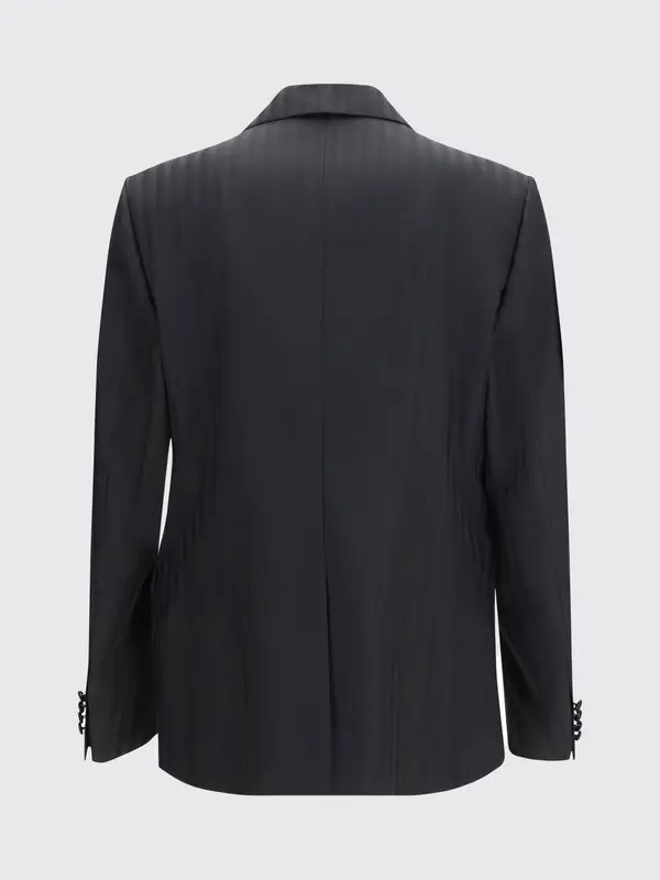 Dolce & Gabbana Silk Blend Single Breasted Blazer