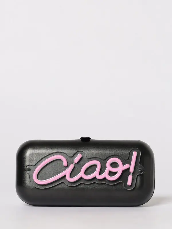 Moschino Ciao!" Neon Polyurethane Clutch