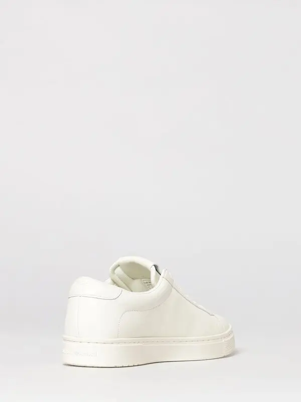 Emporio Armani Smooth Leather Lace-up Sneakers