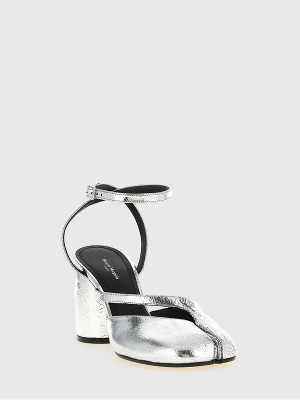 MAISON MARGIELA Cracked Laminated Leather Pumps