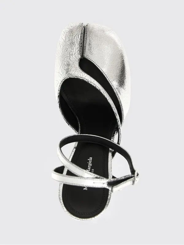 MAISON MARGIELA Cracked Laminated Leather Pumps