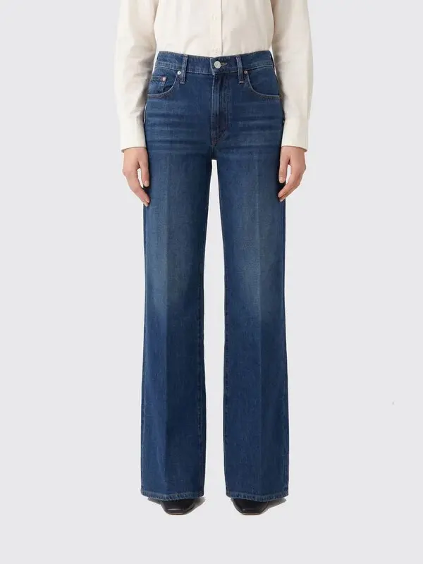 MOTHER Straight Cotton Denim Jeans