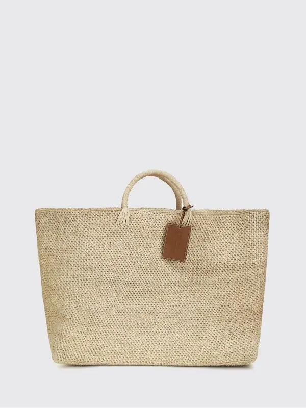 Manebí Saona Crochet Raffia Tote Bag With Double Handle