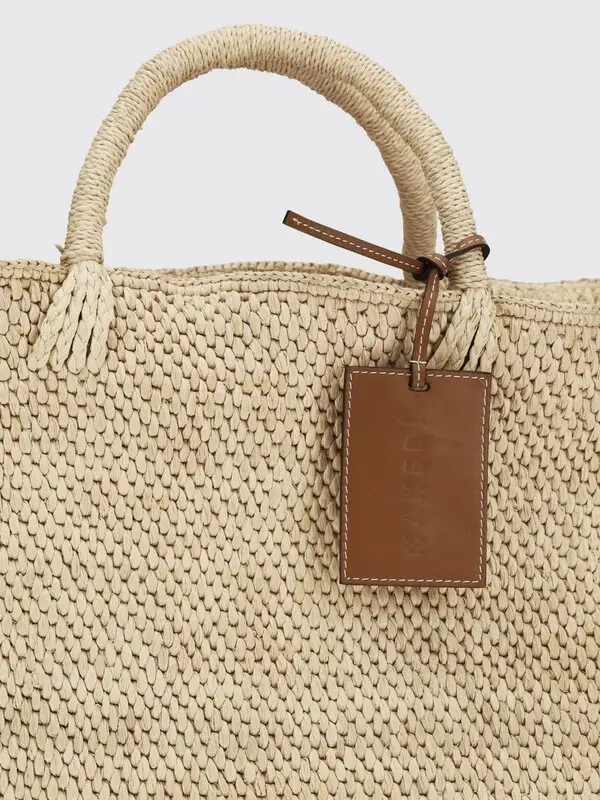 Manebí Saona Crochet Raffia Tote Bag With Double Handle