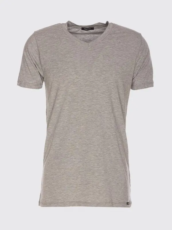 TOM FORD Stretch Cotton Blend Undershirt - Grey