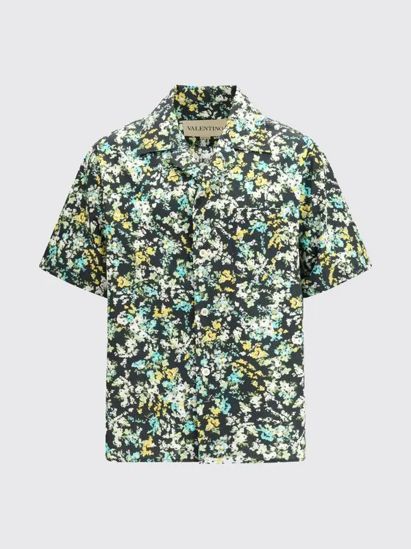 Valentino Garavani Casual Cotton Shirt With Floral Print