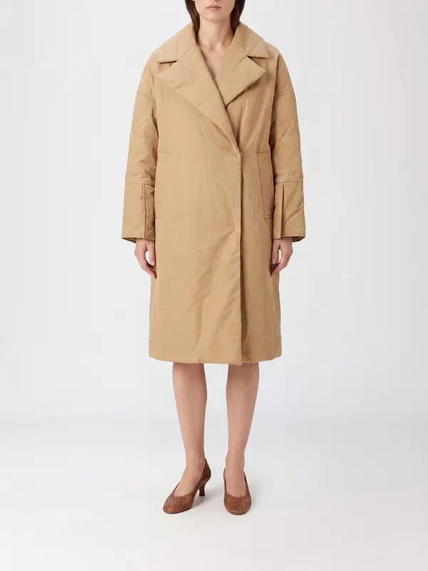 OOF WEAR Padded Technical Fabric Double-breasted Coat