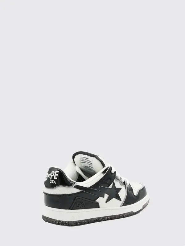 A BATHING APE Sk8 Sta Bi Calfskin Sneakers With Star Print