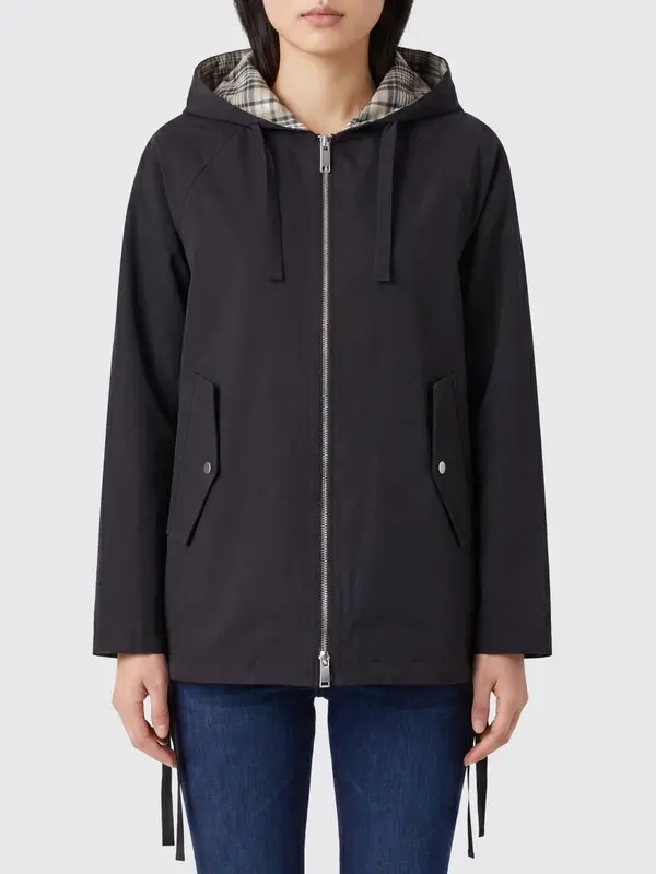 OOF WEAR Short Technical Fabric Hooded Zip-up Windbreaker Jacket