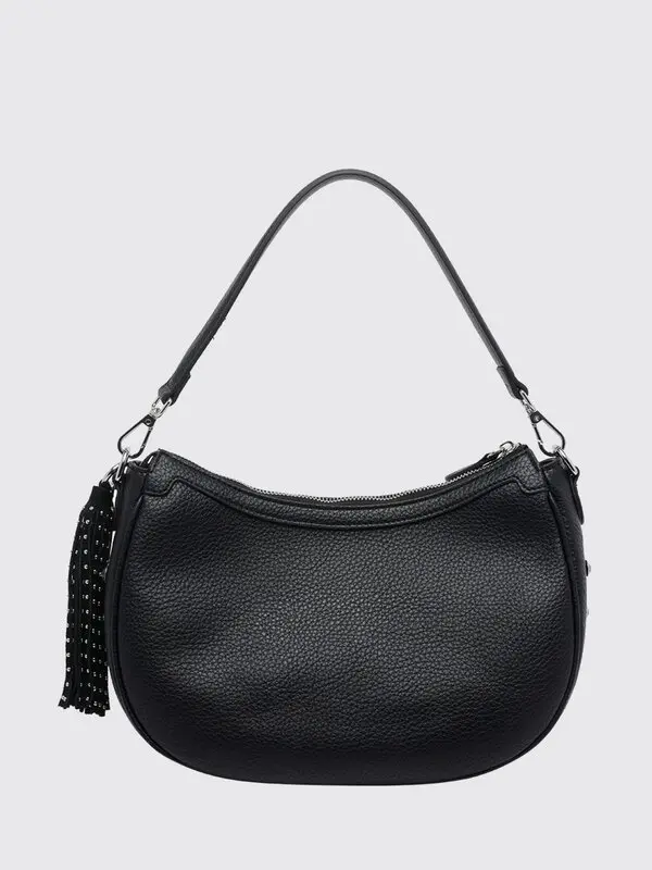 LA CARRIE Andromeda Crystal-embroidered Shoulder Bag With Eyelets