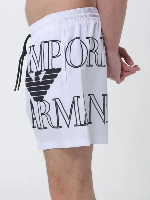 Emporio Armani Boxer Swimsuit With Logo
