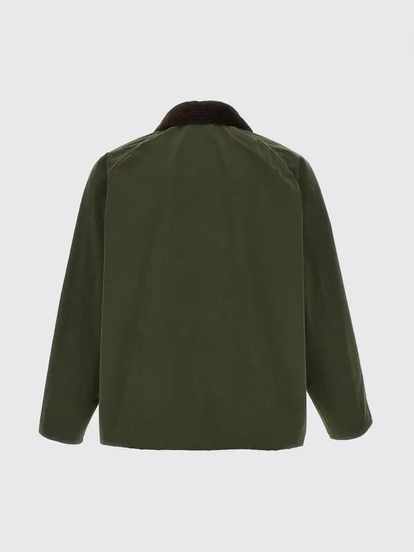 Barbour Transporter Oversized Casual Waxed Cotton Jacket - Olive