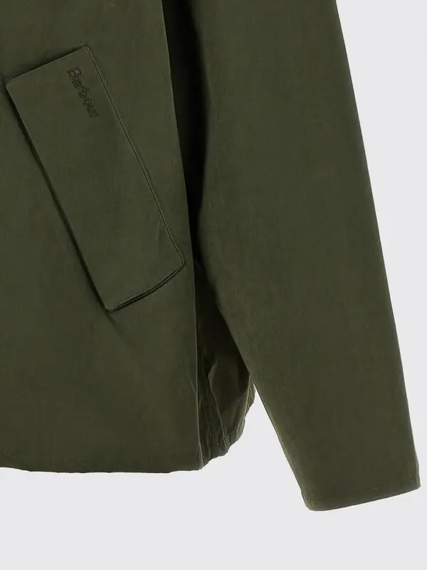 Barbour Transporter Oversized Casual Waxed Cotton Jacket - Olive