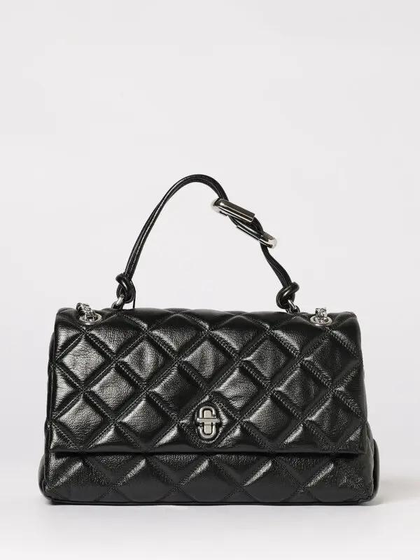 Marc Jacobs The Dual Quilted Leather Bag - Black