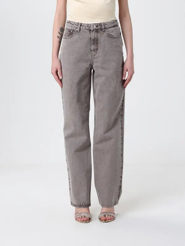 ROTATE BY BIRGER CHRISTENSEN Cotton Denim Straight Jeans