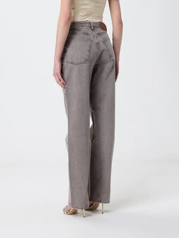 ROTATE BY BIRGER CHRISTENSEN Cotton Denim Straight Jeans