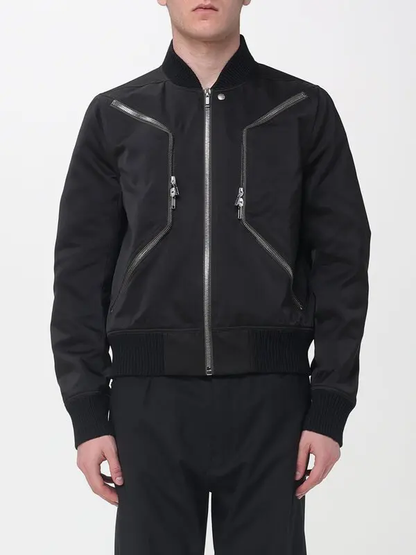 Rick Owens Heizer Bomber Jacket In Technical Fabric