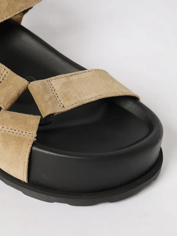 Moschino Suede And Nylon Sandal