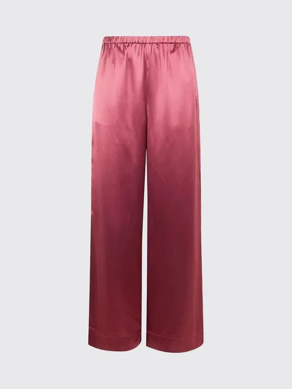 BY MALENE BIRGER Metallic Wide Leg Trousers - Wine