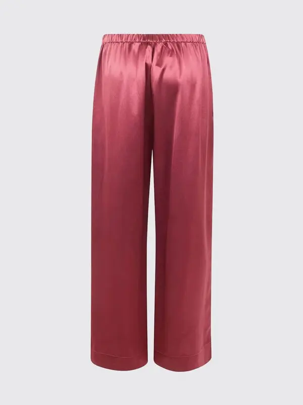BY MALENE BIRGER Metallic Wide Leg Trousers - Wine