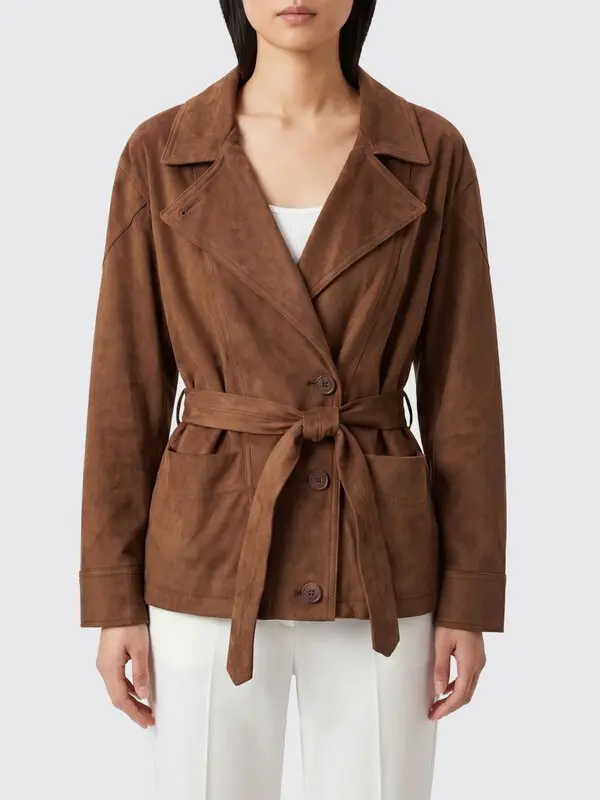 URBANCODE Faux Suede Belted Blazer