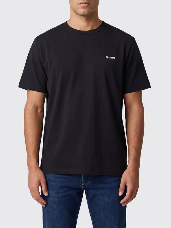Premiata Cotton T-shirt With Logo - Black