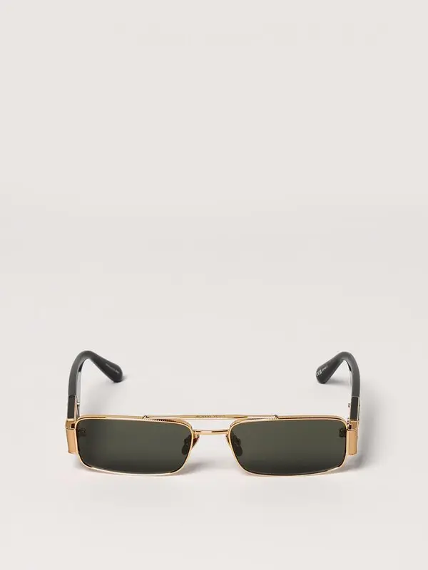 Linda Farrow Rectangle Sunglasses