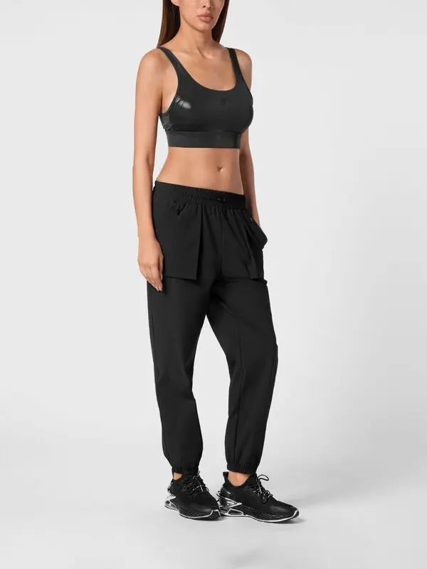 PLEIN SPORT Shiny Lycra Top
