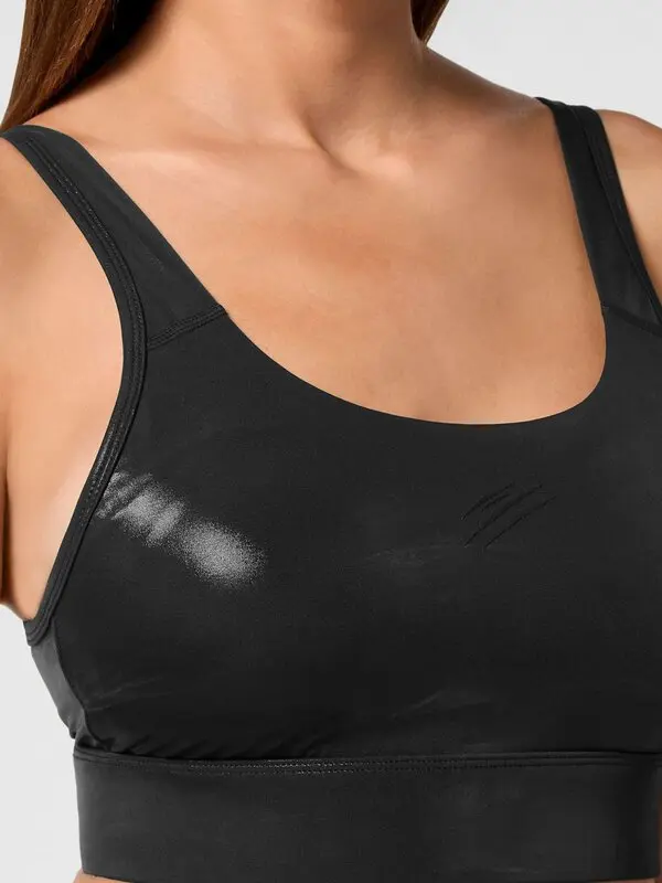 PLEIN SPORT Shiny Lycra Top