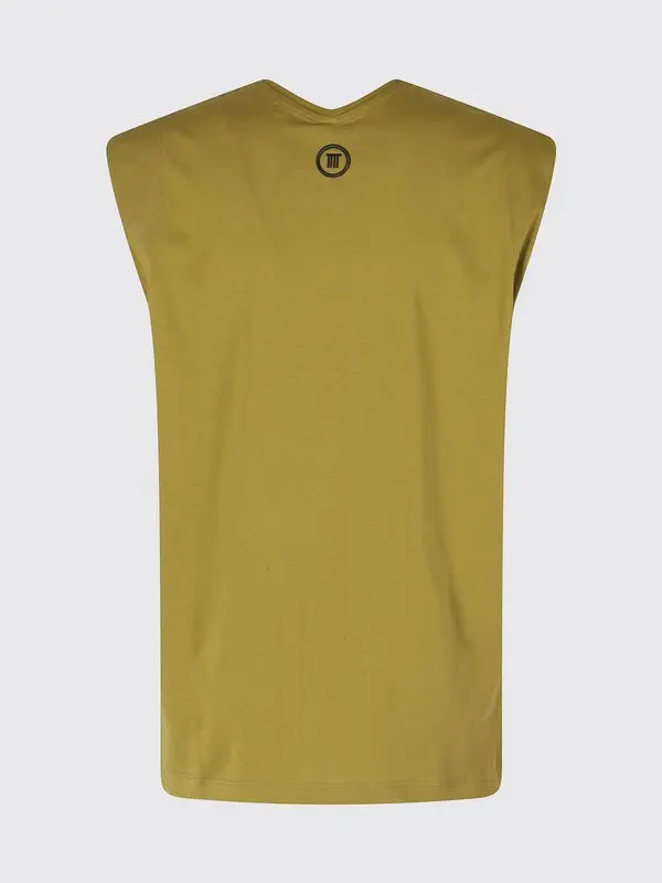 TELA Sami Sleeveless V-neck Cotton Top - Green