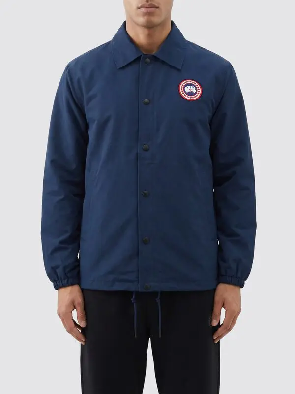 Canada Goose Logo Windbreaker - Blue