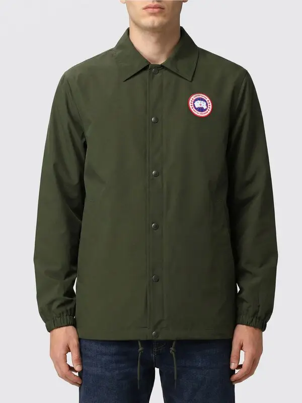 Canada Goose Logo Windbreaker - Green