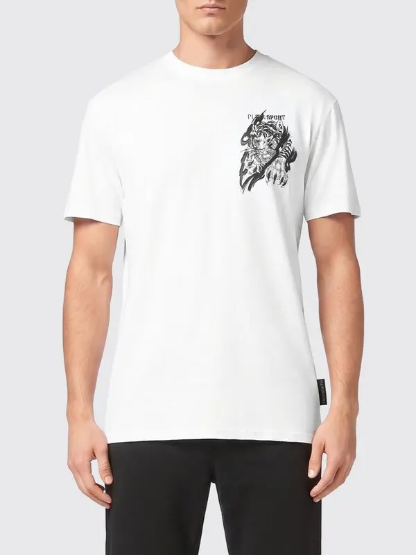 PLEIN SPORT Printed Cotton T-shirt