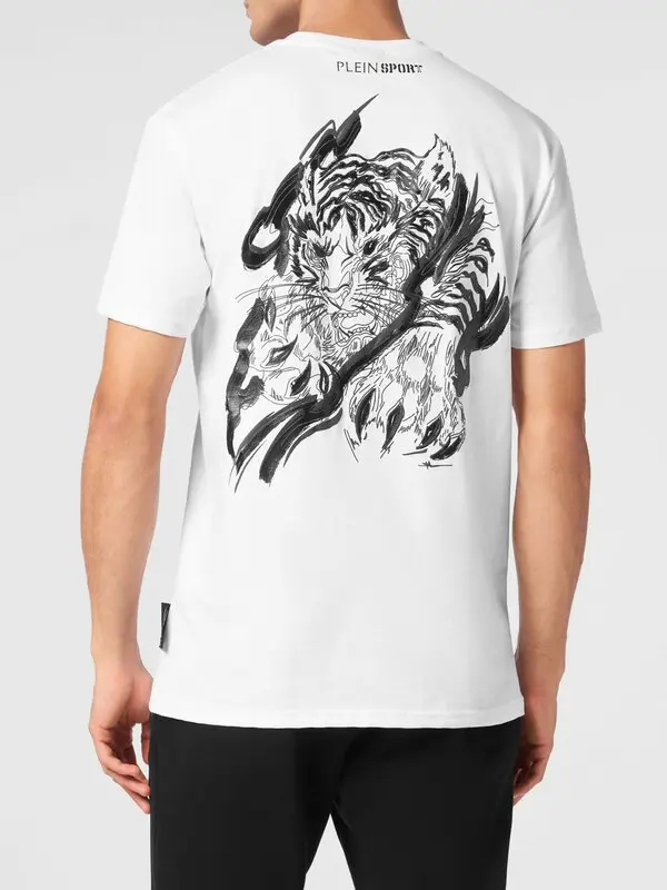 PLEIN SPORT Printed Cotton T-shirt